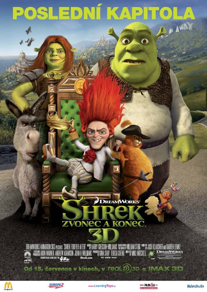 Shrek: Zvonec a konec / Shrek Forever After - recenze | Červenýkoberec.cz