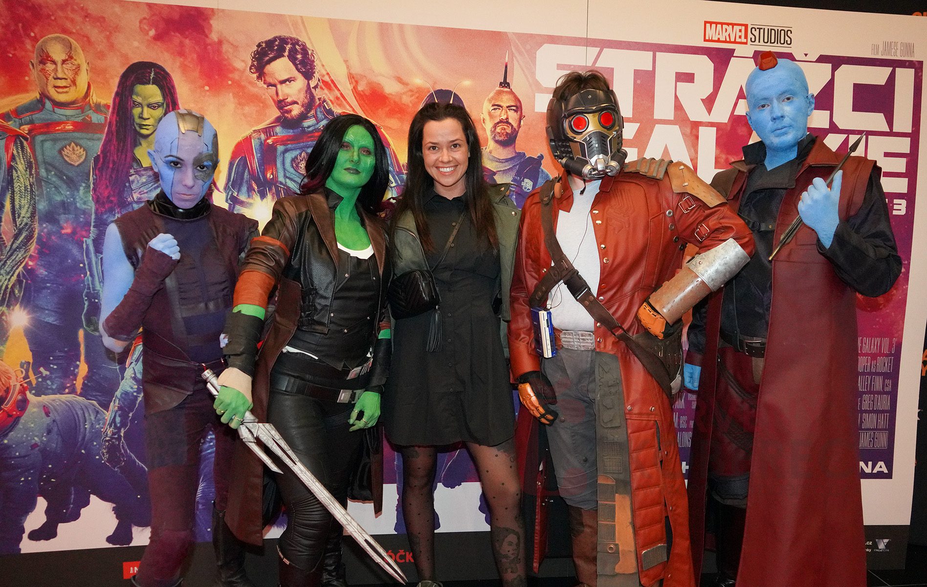 Premiéra Strážci Galaxie: Volume 3 a Nebula, Quill, Rocket, Gamora a ...